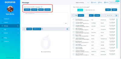 How to Send a Mass Message On LinkedIn? - Octopus CRM