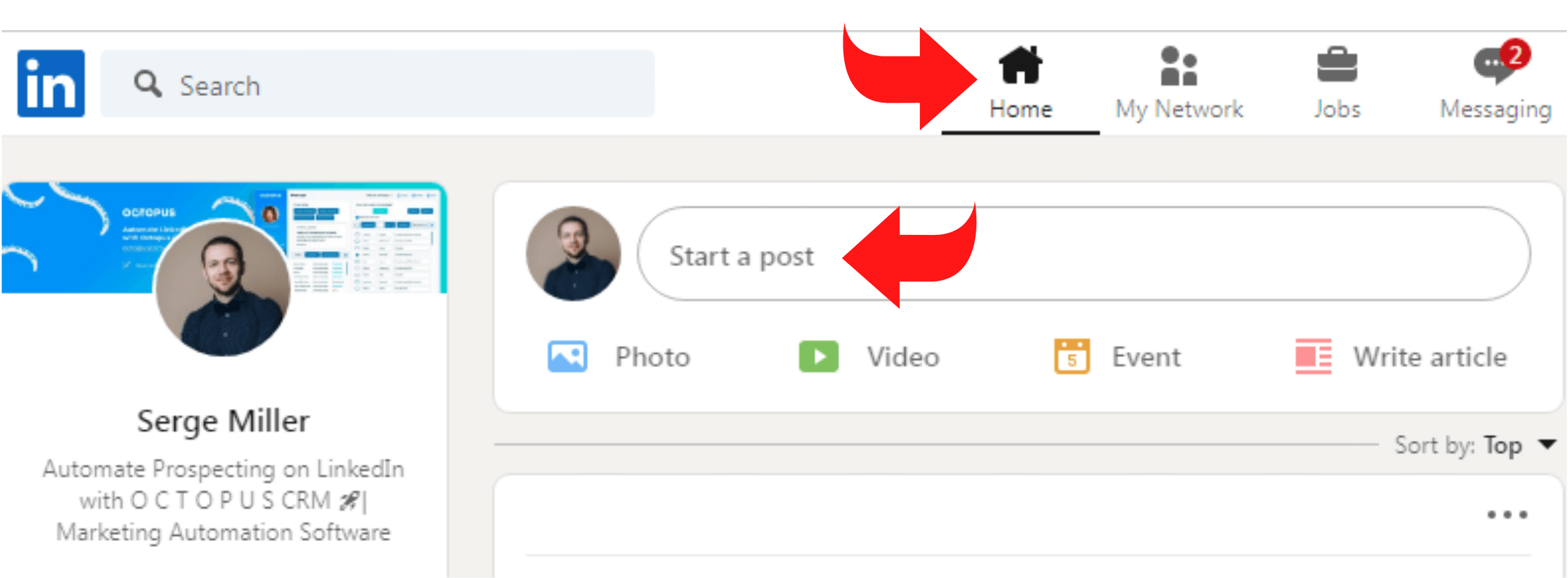 How To Create A LinkedIn Carousel Posts Octopus CRM