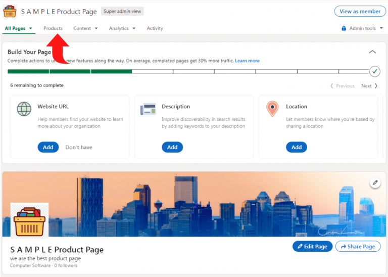 LinkedIn Product Pages for Lead Generation - Octopus CRM