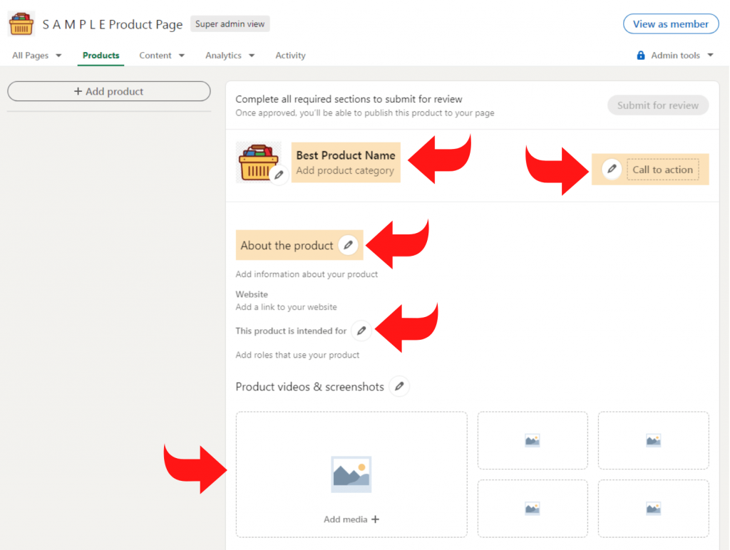 LinkedIn Product Pages for Lead Generation - Octopus CRM