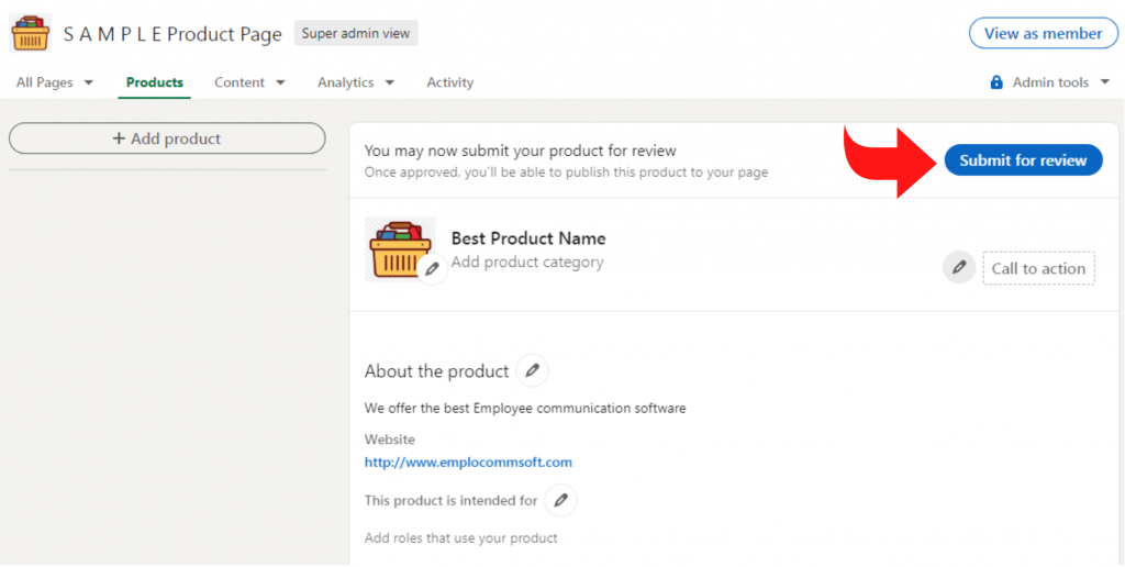 LinkedIn Product Pages for Lead Generation - Octopus CRM