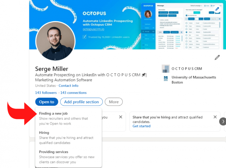 Create a Catchy LinkedIn Profile Picture [+Examples] - Octopus CRM