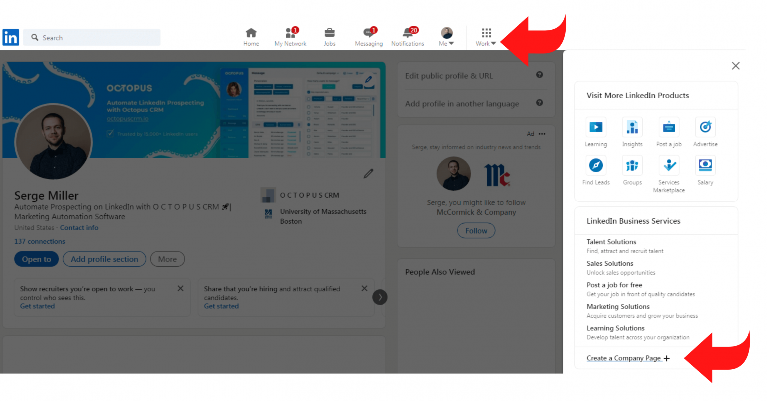 Set Up a New LinkedIn Account [Tips & Tricks] - Octopus CRM