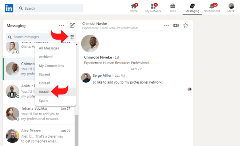 LinkedIn Inbox Management: Organize Your Messages On LinkedIn - Octopus CRM