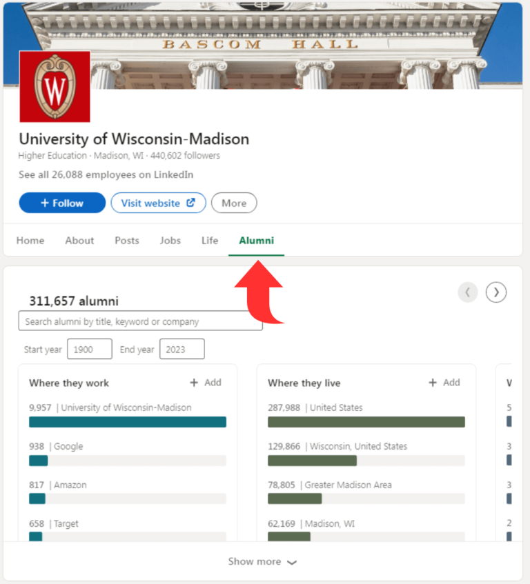 Find Alumni on LinkedIn Using the LinkedIn Alumni Tool - Octopus CRM